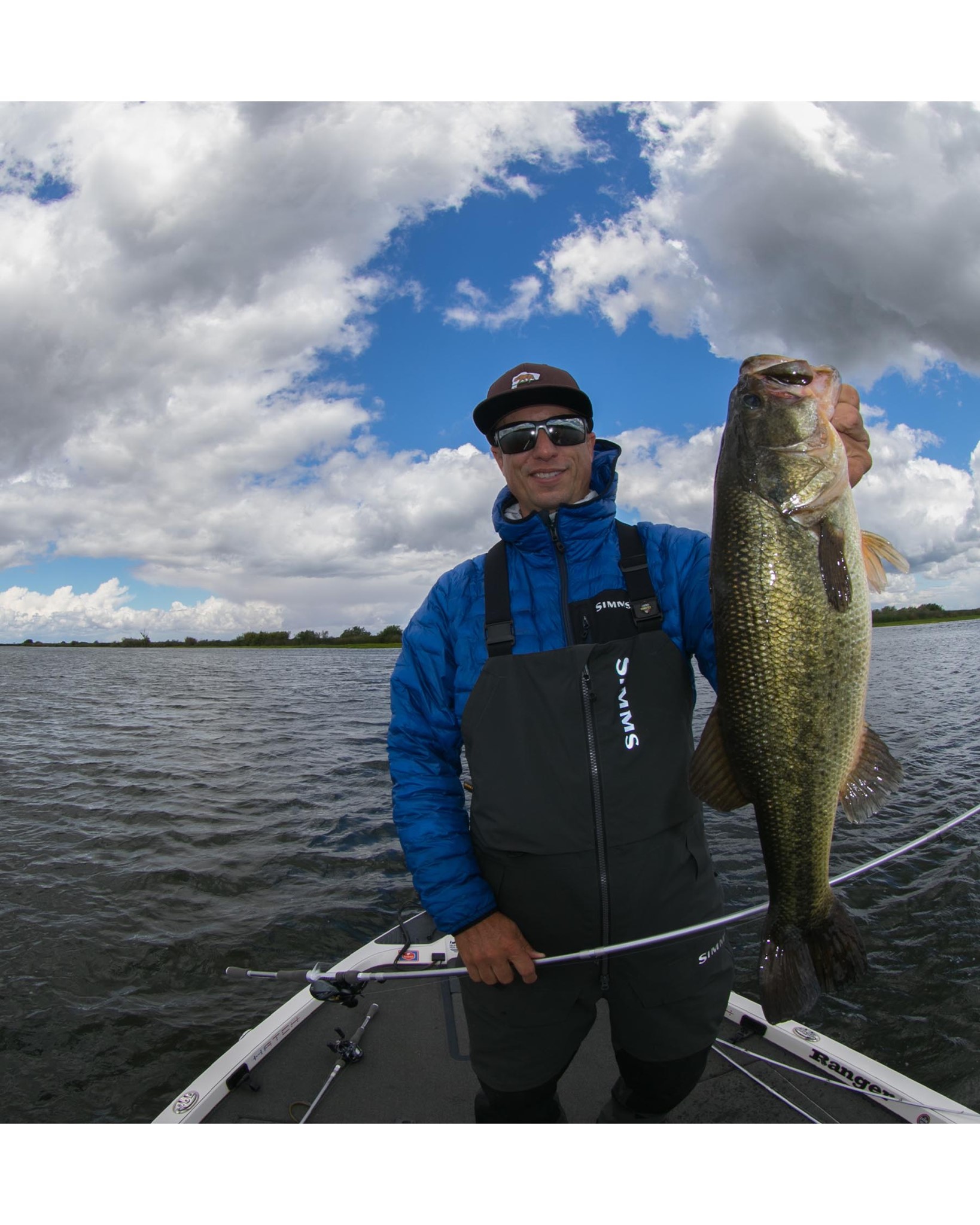 FUNFISH Fischereiartikel. SIMMS PRODRY BIB BLACK GORE-TEX REGENHOSE